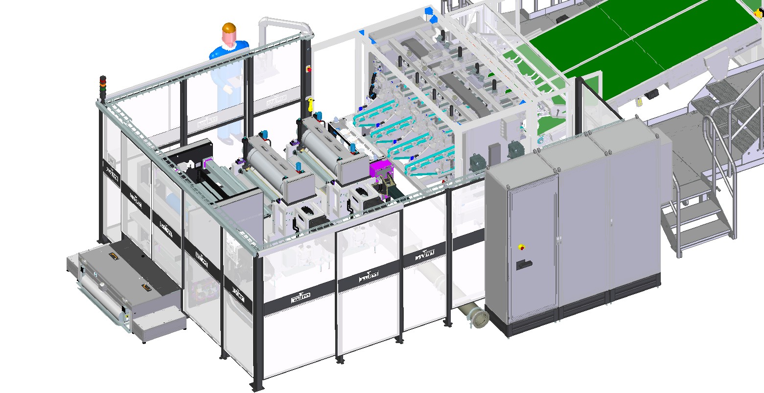 A Complete RDC-solution with spreader-stacker system for the packaging ...
